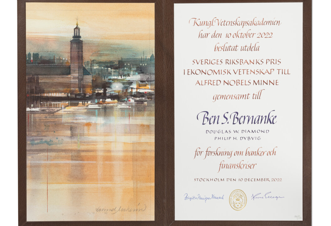 Ben Bernanke – Diploma - NobelPrize.org
