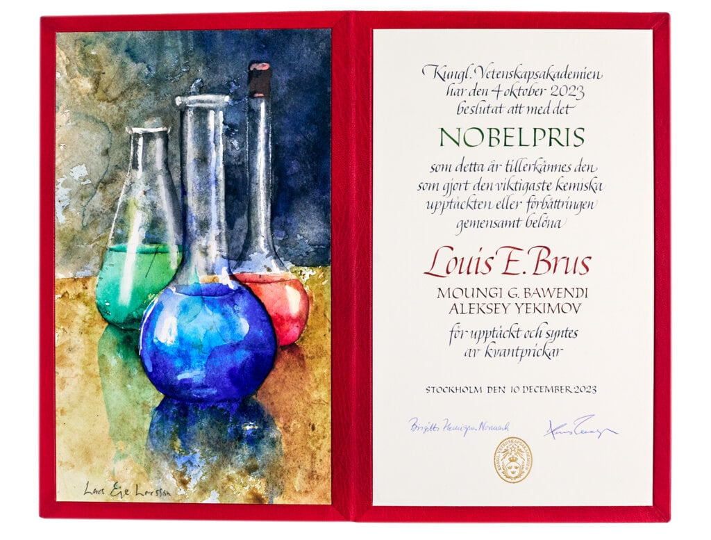 Louis Brus – Nobel Prize diploma - NobelPrize.org