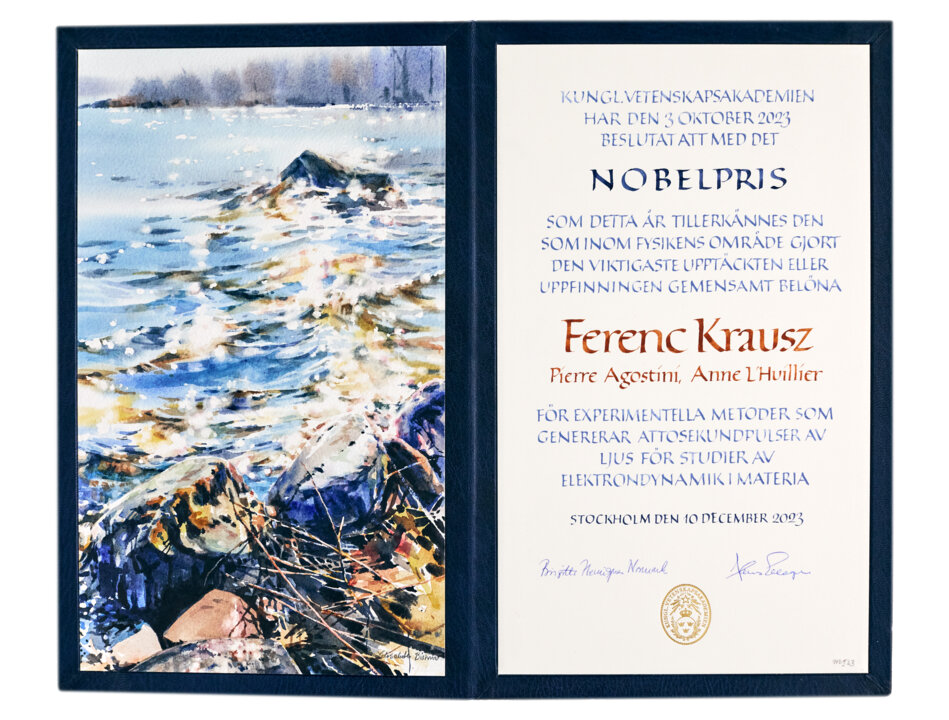 A work of art in the form of a diploma - NobelPrize.org
