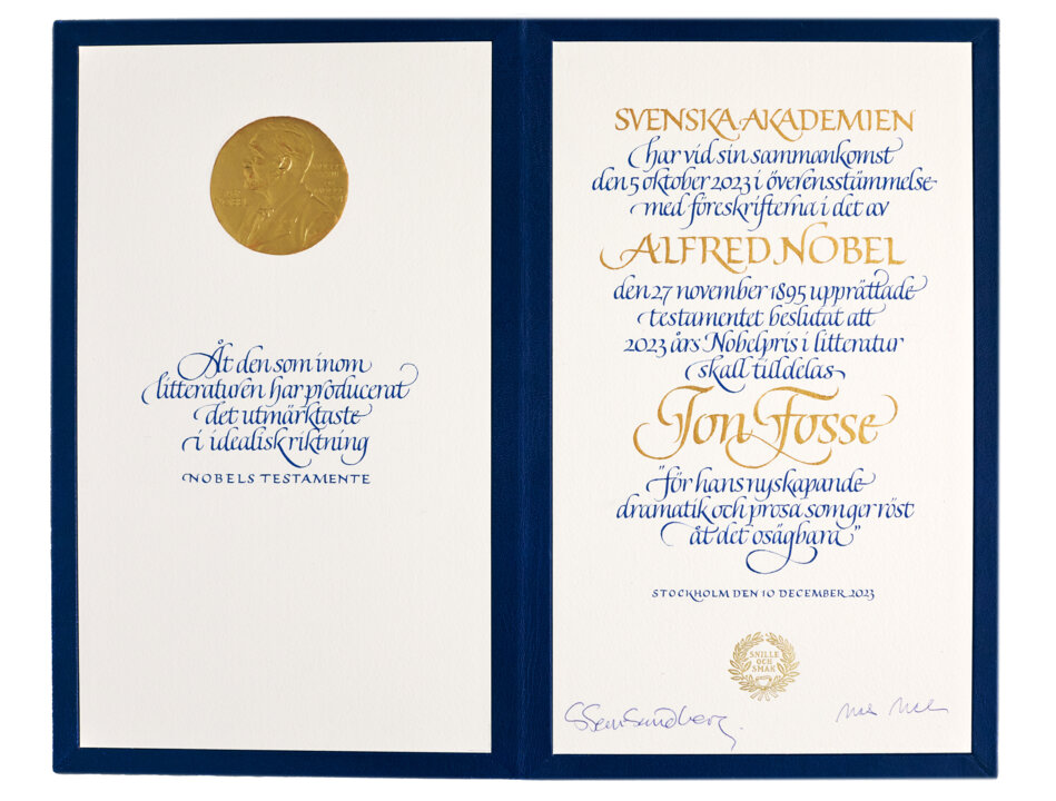 A work of art in the form of a diploma - NobelPrize.org