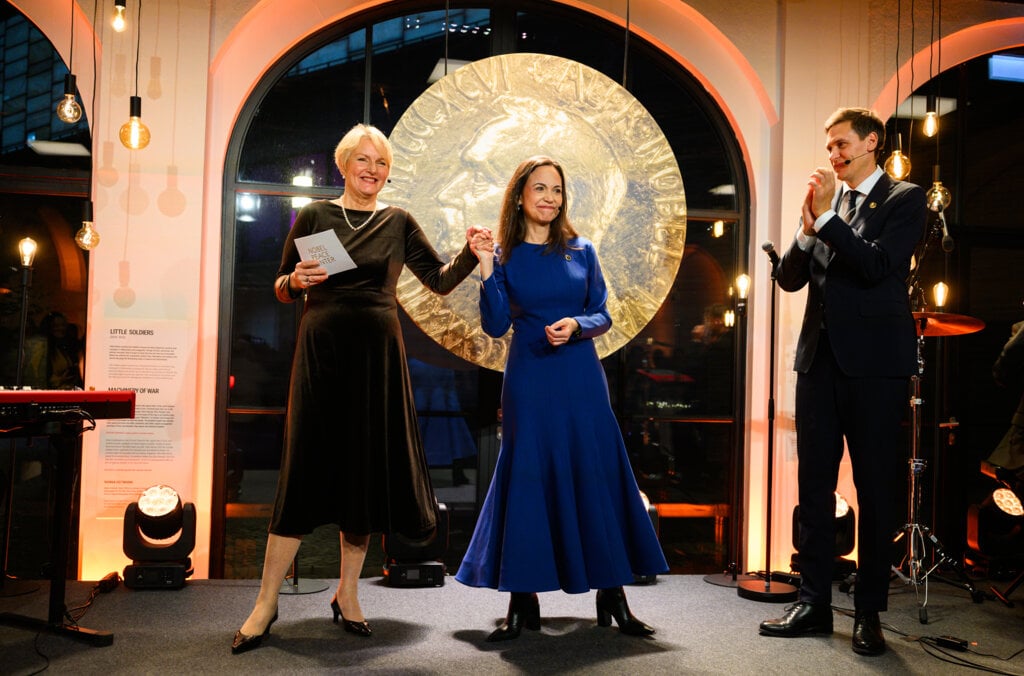 Machado opened the Nobel Peace Prize Exhibition - NobelPrize.org