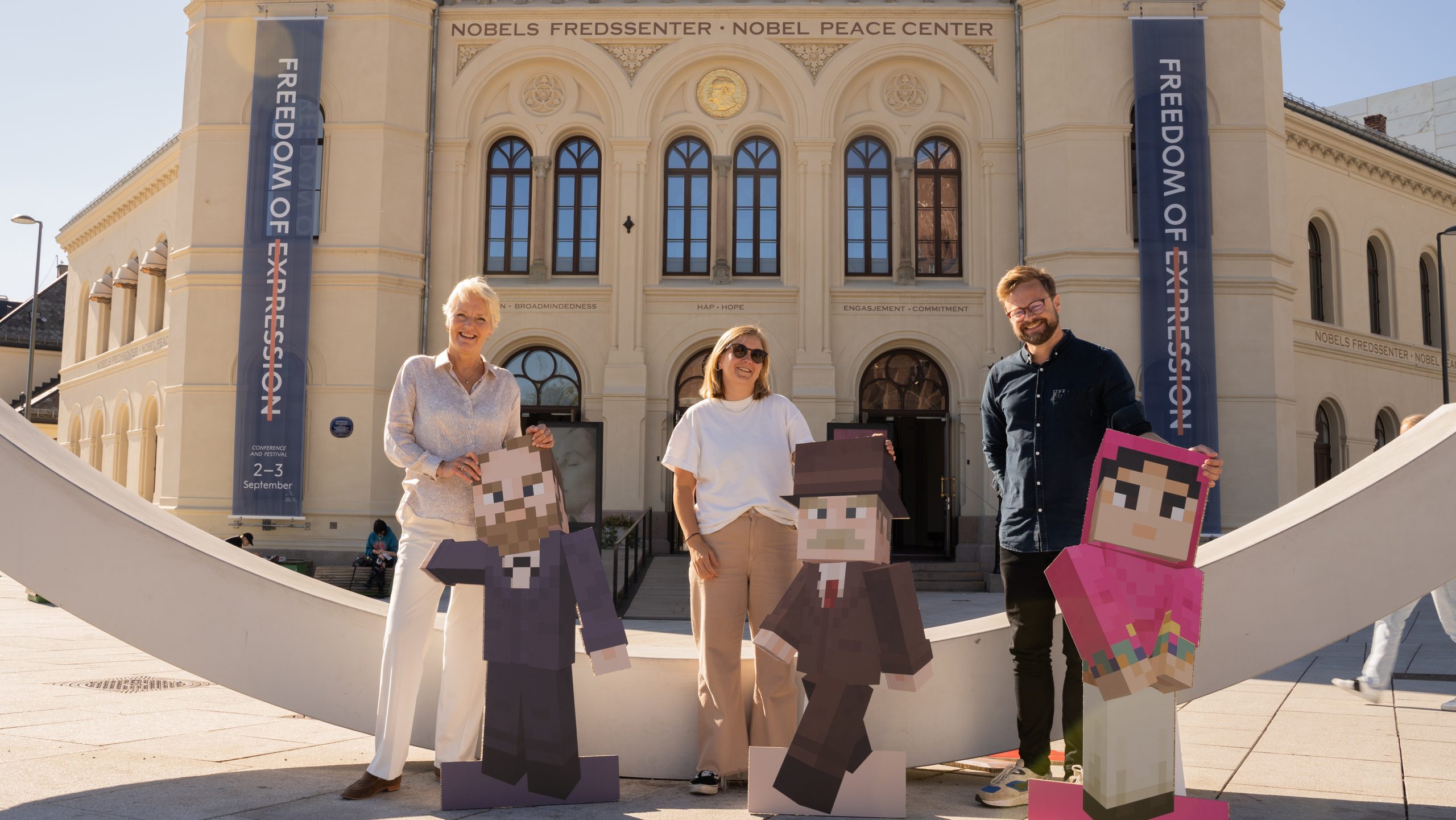 Nobel Peace Prize laureates featured in new Minecraft game - NobelPrize.org