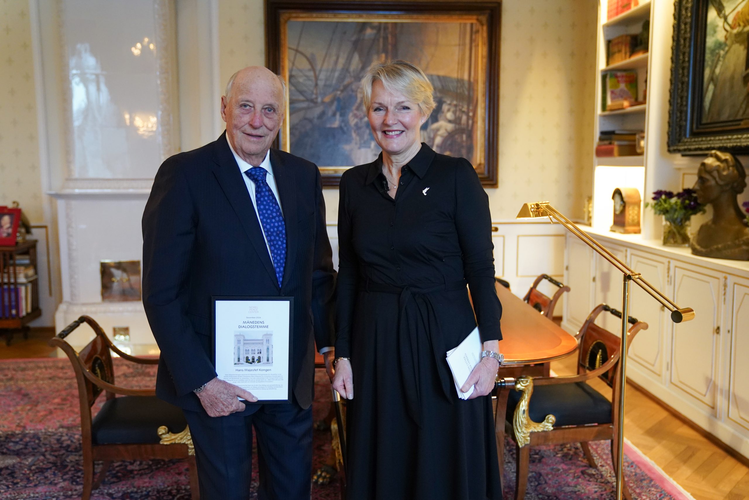 H.M. Kongen er Månedens dialogstemme - NobelPrize.org